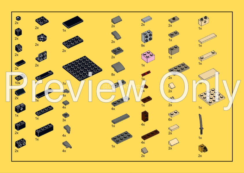 LEGO MOC Bill (Kill Bill) Custom Brickheadz by DrBrickheadz ...