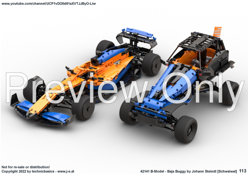 LEGO MOC 42141 - B-Model - Baja Buggy by technicbasics | Rebrickable ...