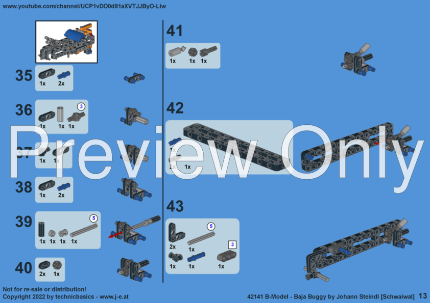 Lego Moc 42141 B Model Baja Buggy By Technicbasics Rebrickable