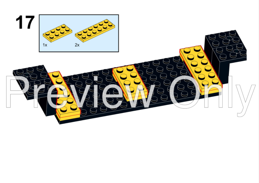 LEGO MOC TTX 4 unit yellow cargo train car by josszo | Rebrickable ...