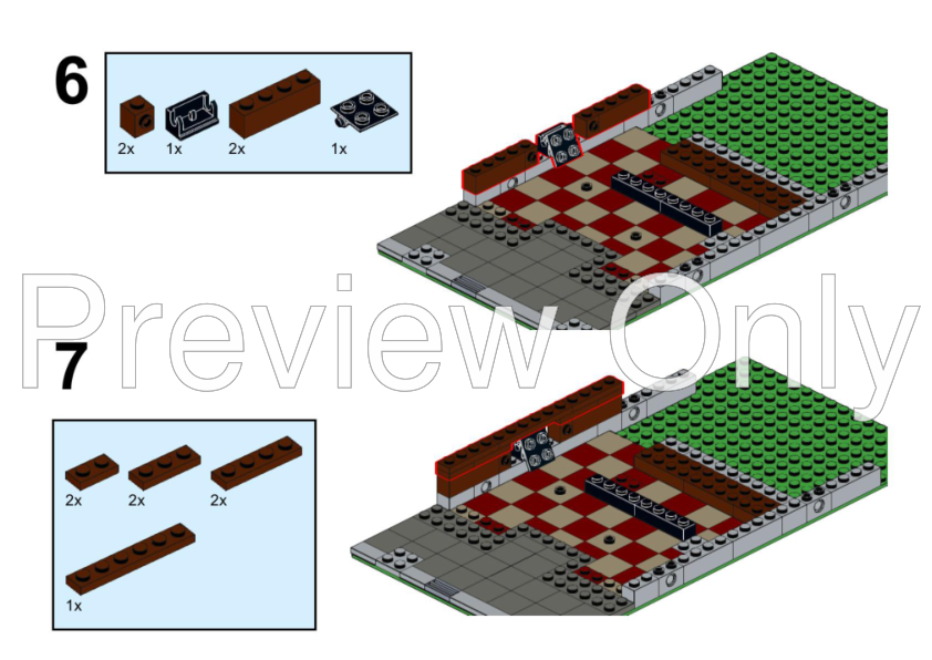LEGO MOC Bricksburg Bakery by Klaartje68 | Rebrickable - Build with LEGO