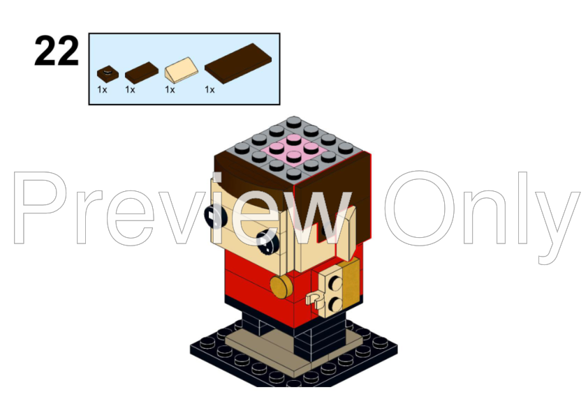 LEGO MOC ST Crew - Classic Uniform - Spock, Kirk, Bones, Scotty, Uhura ...