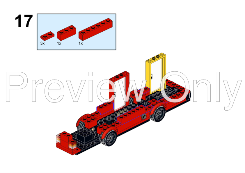 LEGO MOC Leyland Titan London Transport Buses British Double Decker Bus ...