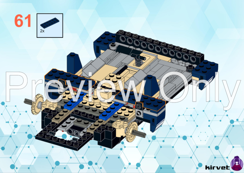 Lego Moc 10265 Lamborghini Miura By Kirvet Rebrickable Build With Lego