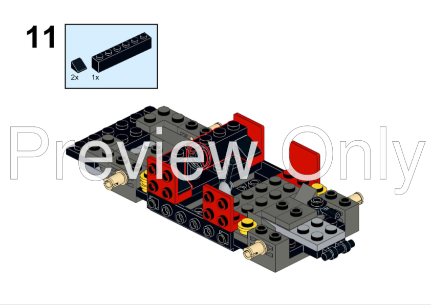 LEGO MOC Lancia Rallye 037 (Group B) by JMPmodels | Rebrickable - Build with LEGO