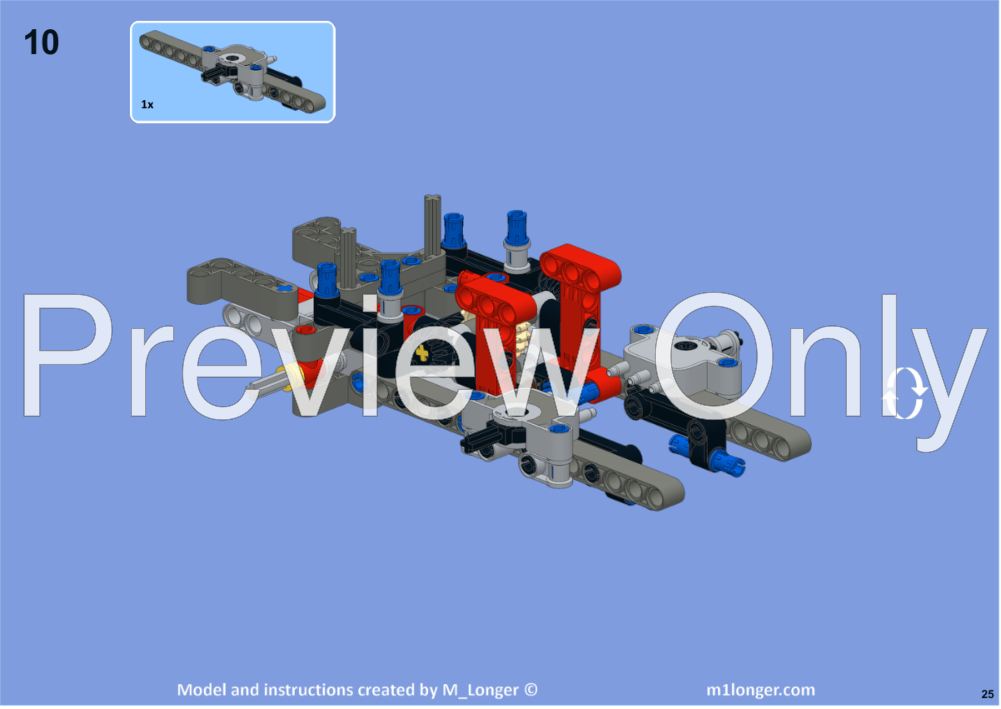 Lego Moc 42144 Cherry Picker By Mlonger Rebrickable Build With Lego
