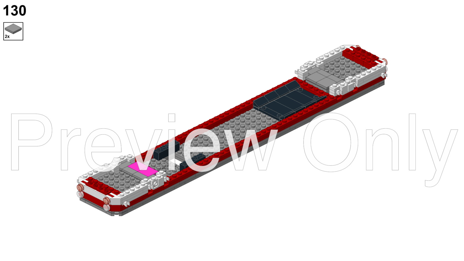 LEGO MOC locomotive Diesel RC - BR 119 - MOC by Mimi68 | Rebrickable - Build with LEGO