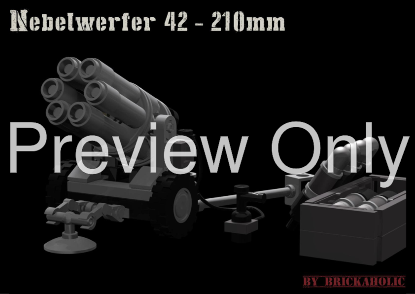 LEGO MOC LEGO Nebelwerfer-41 150mm and 42 210mm - German Army WW2 ...