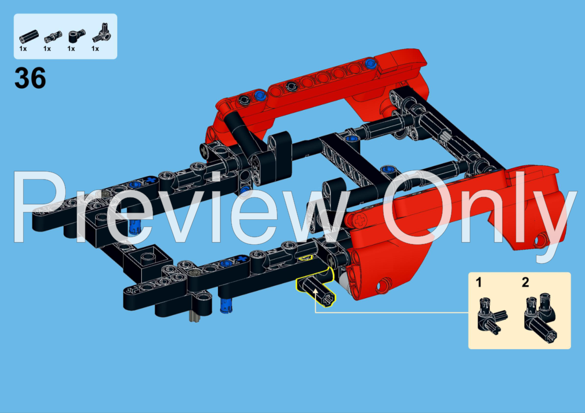 LEGO MOC Trophy Truck (Buwizz) by grs_bricks | Rebrickable - Build with ...