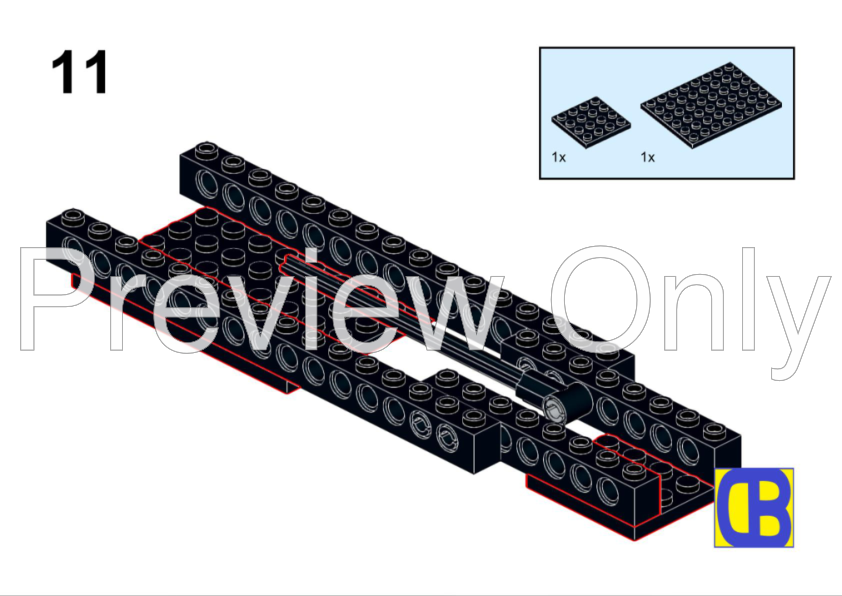 LEGO MOC 2-axle tipper #08 by CombinedBricks | Rebrickable - Build with ...