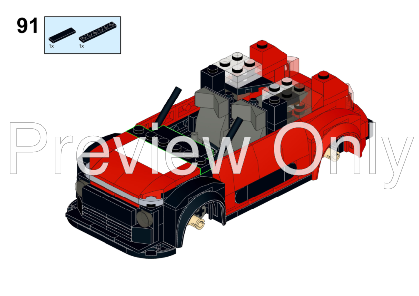 LEGO MOC Citroen C3 WRC by Reddish Blue | Rebrickable - Build with LEGO