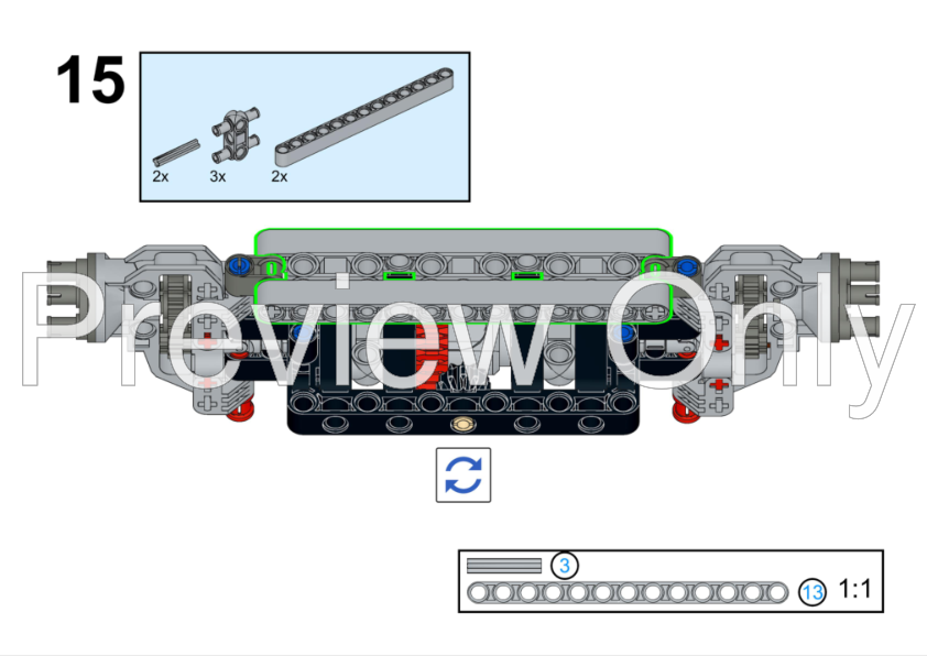 LEGO MOC Live Axle Suspension - Front only by brixdownunder ...