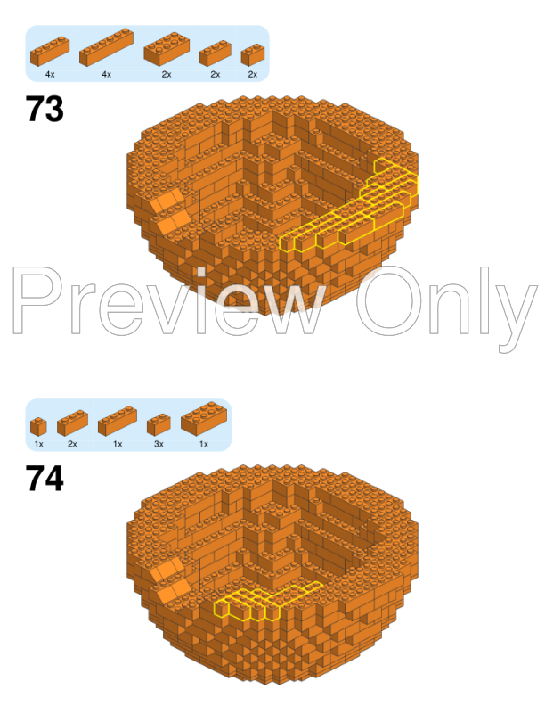 Lego Moc Jack Olantern Medium By Benstephenson Rebrickable
