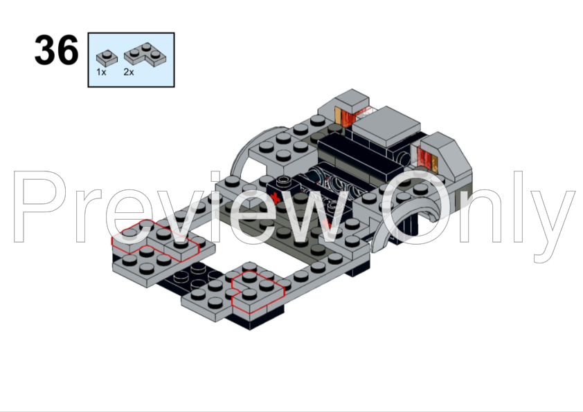 Lego Moc Delorean Dmc 12 By Firefabric Rebrickable Build With Lego