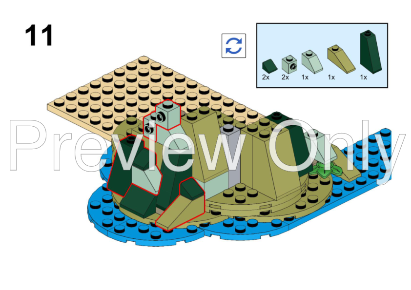 LEGO MOC Hightower castle v2.0 by Matalamaa | Rebrickable - Build with LEGO