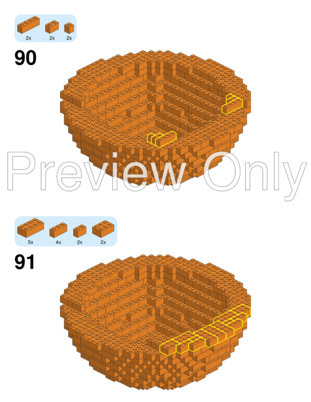 Lego Moc Jack Olantern Large By Benstephenson Rebrickable Build