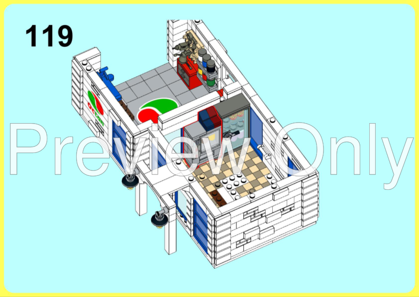 LEGO MOC Modern Lego Island - Gas Station by Jameraco | Rebrickable ...