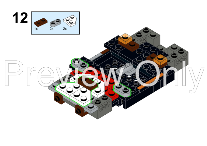 LEGO MOC 76912 Mercedes-Benz 300SL by KMPMOCS | Rebrickable - Build ...