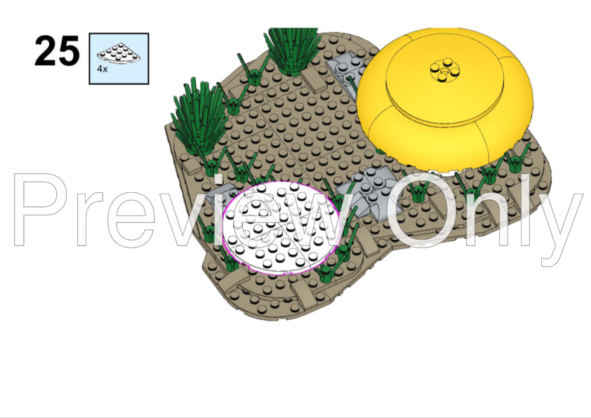 LEGO MOC Frog on Toadstool by LifeInPiecesBrickShop | Rebrickable ...