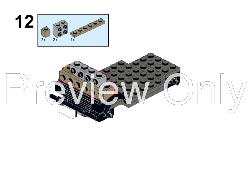 LEGO MOC Suzuki Every DA17 K-Van (v2) by doppiopug | Rebrickable ...