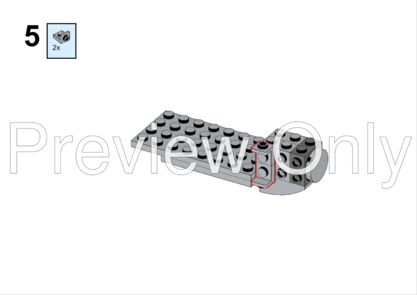 LEGO MOC AC-130 U Spooky Mini-Scale by Brickosaurus | Rebrickable ...