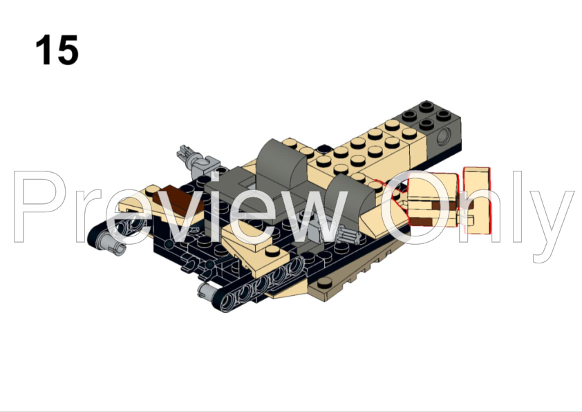 LEGO MOC Tumbler_camo by tinman98 | Rebrickable - Build with LEGO