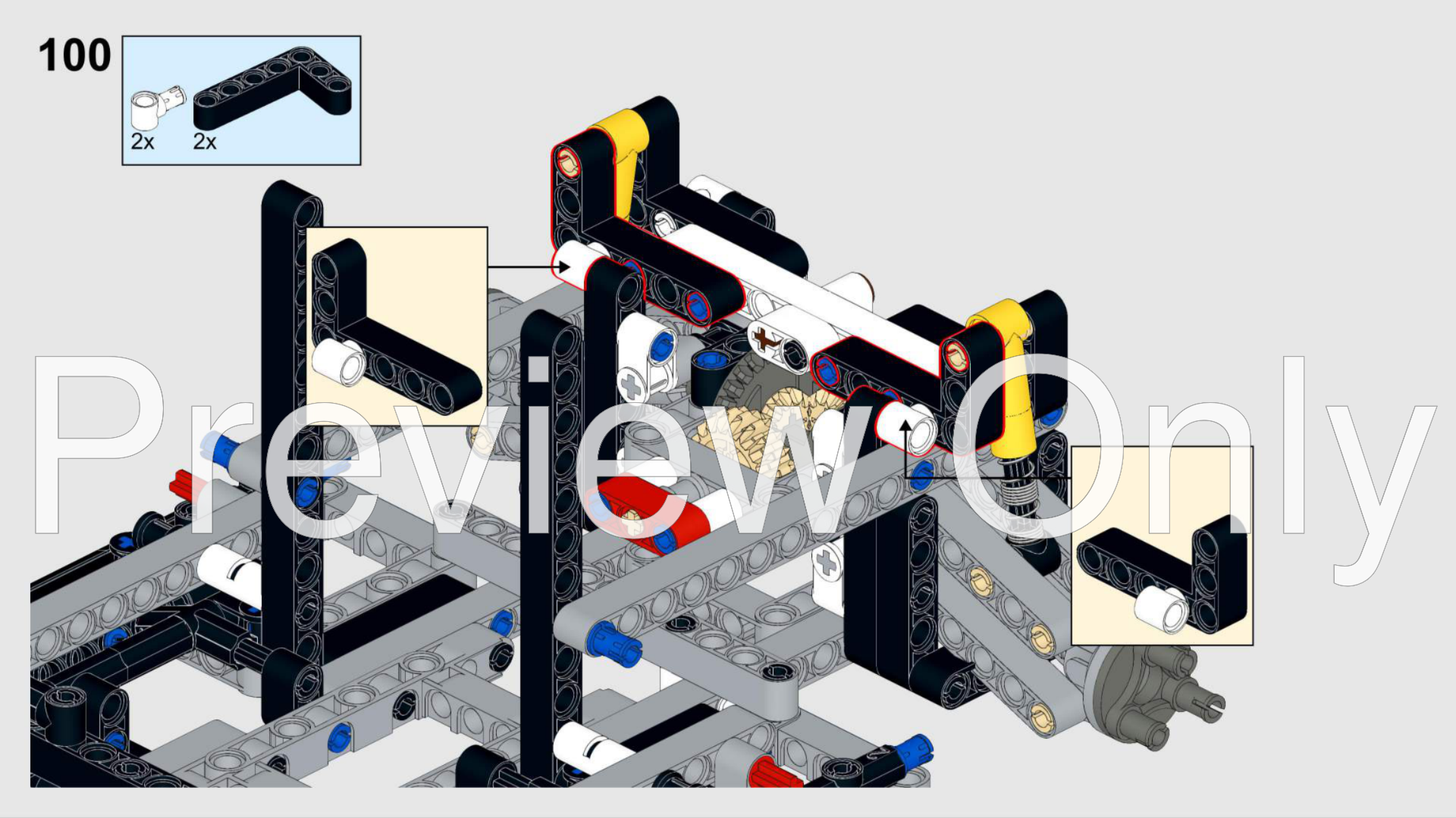 Lego Moc Porsche 911 Rsr Mod By Lego Technic World Rebrickable