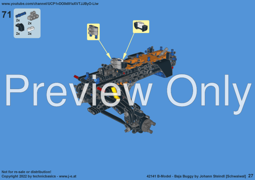 LEGO MOC Trial Unimog - 42141 B-Model by technicbasics | Rebrickable ...