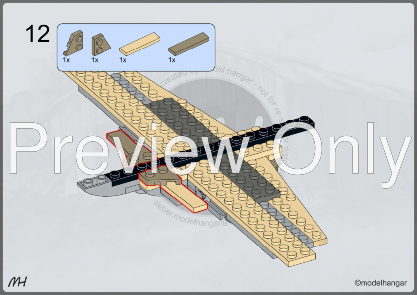 LEGO MOC Spitfire Mk IX by model hangar | Rebrickable - Build with LEGO