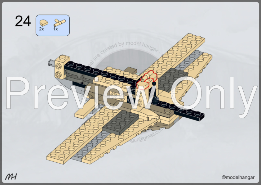 LEGO MOC Spitfire Mk IX by model hangar | Rebrickable - Build with LEGO