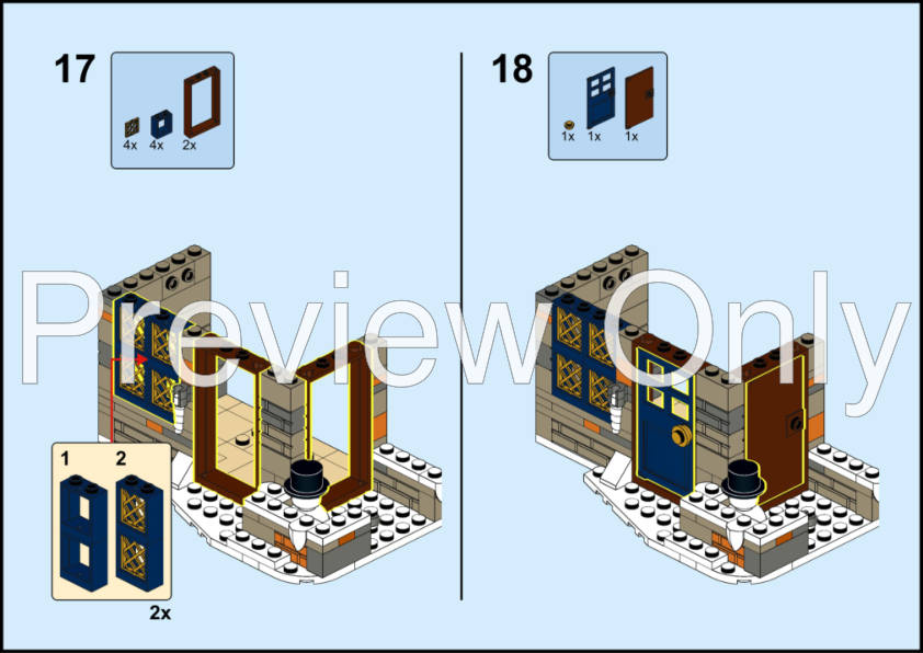 LEGO MOC Hogsmeade Generic House - Simple Life by JD Bricks | Rebrickable - Build with LEGO