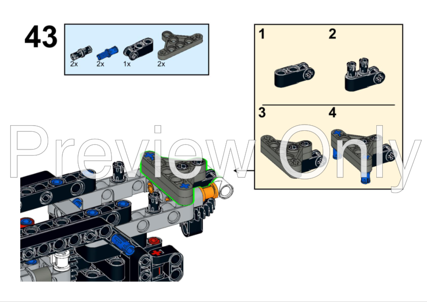 LEGO MOC 42139 Alternate - Front loader by tgbdz | Rebrickable - Build ...