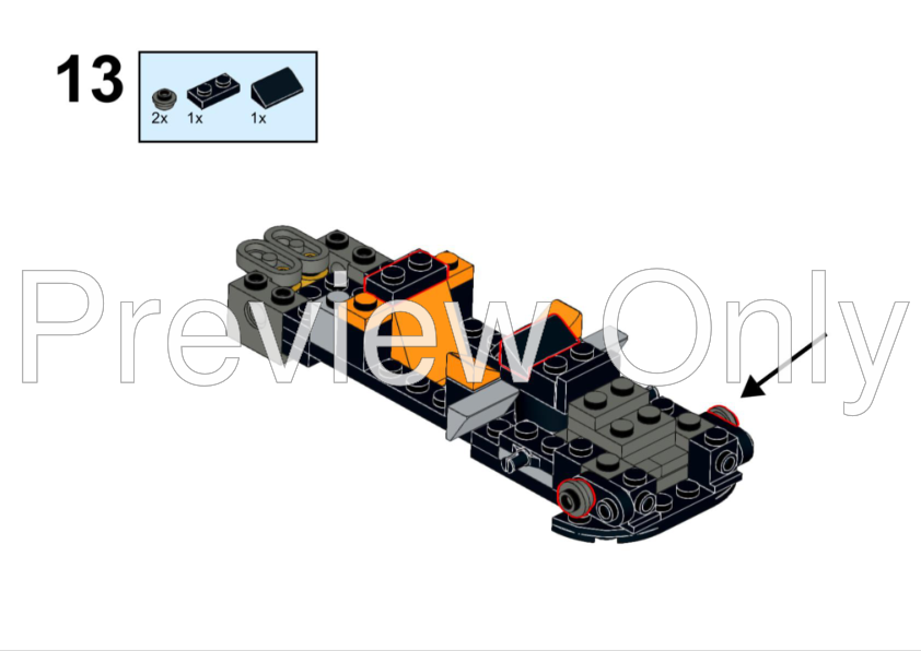 LEGO MOC Gordon Murray T50 by BrickMOCery | Rebrickable - Build with LEGO
