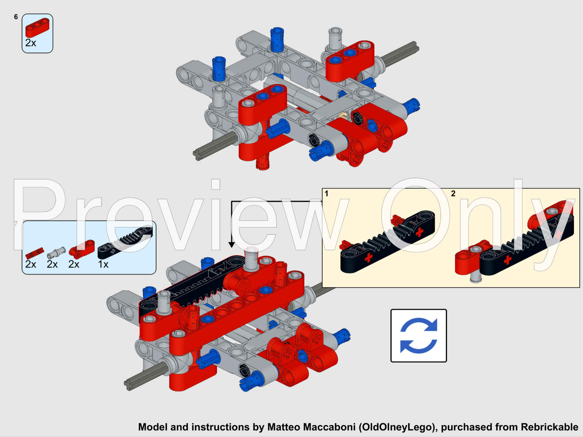 LEGO MOC Iveco Magirus 330-30 trilateral tipper and Palfinger Epsilon ...