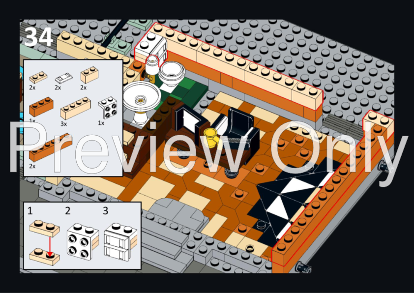 LEGO MOC Royal Crown Exhibition - 10297 Boutique Hotel Alternative ...