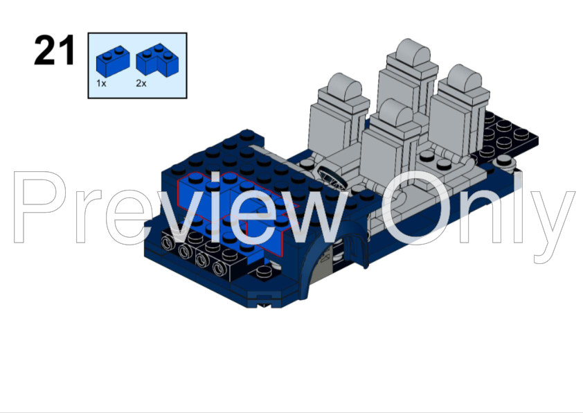 LEGO MOC-123189 Built Tough Flex - Dark Blue by IBrickedItUp ...