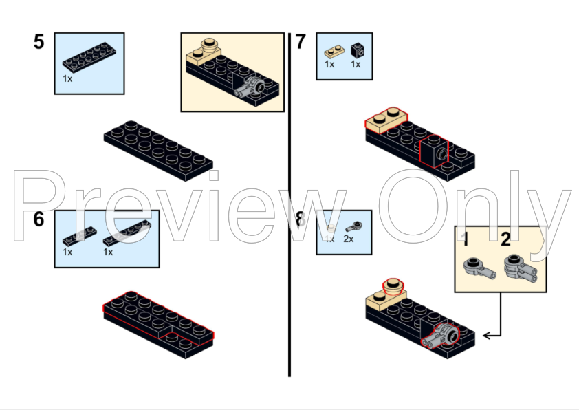 LEGO MOC Lotus Esprit S1 1976 by SFH_Bricks | Rebrickable - Build with LEGO