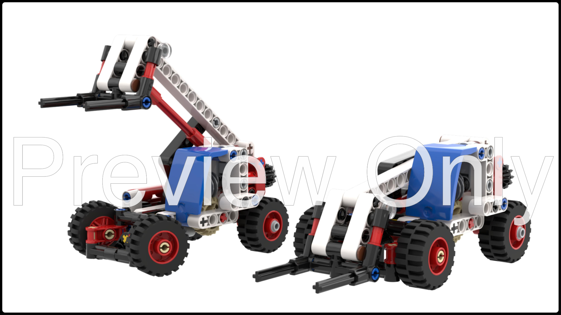 LEGO MOC 42116N - Telehandler by kostq | Rebrickable - Build with LEGO