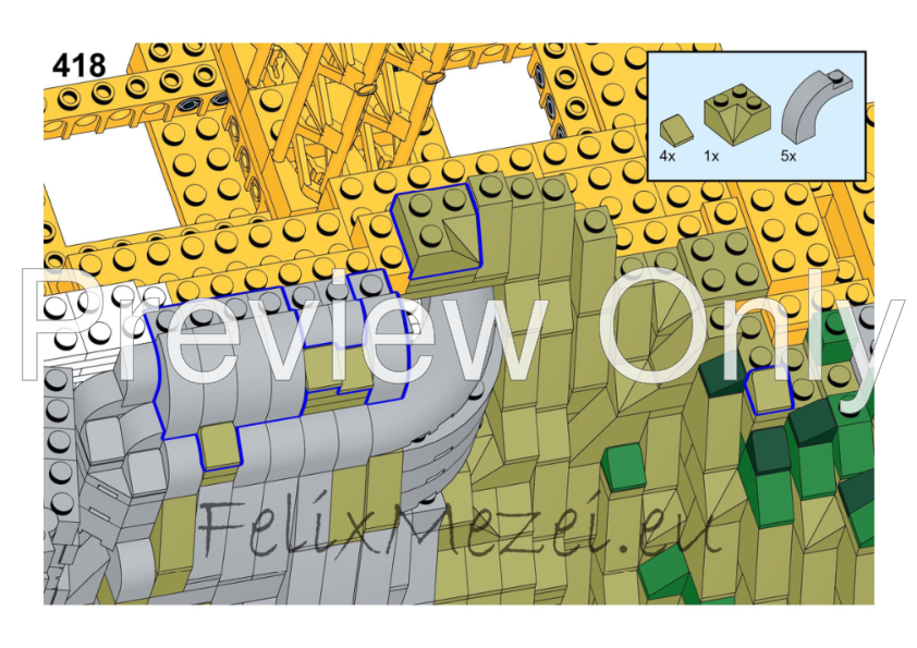 LEGO MOC Neuschwanstein Castle by Felix_Mezei | Rebrickable - Build ...