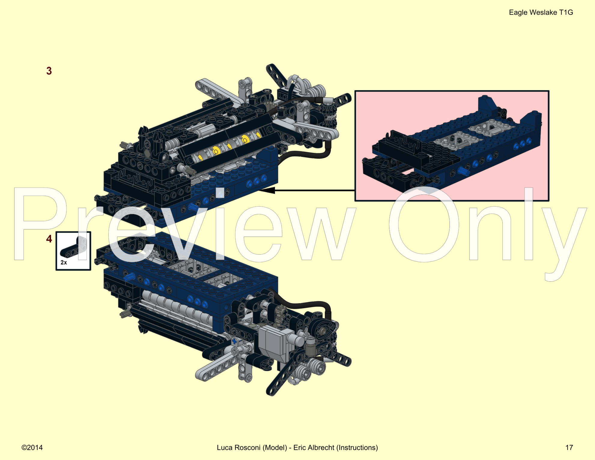 LEGO MOC-1234 Eagle Weslake MK1 T1G - scale 1:8 by RoscoPC ...