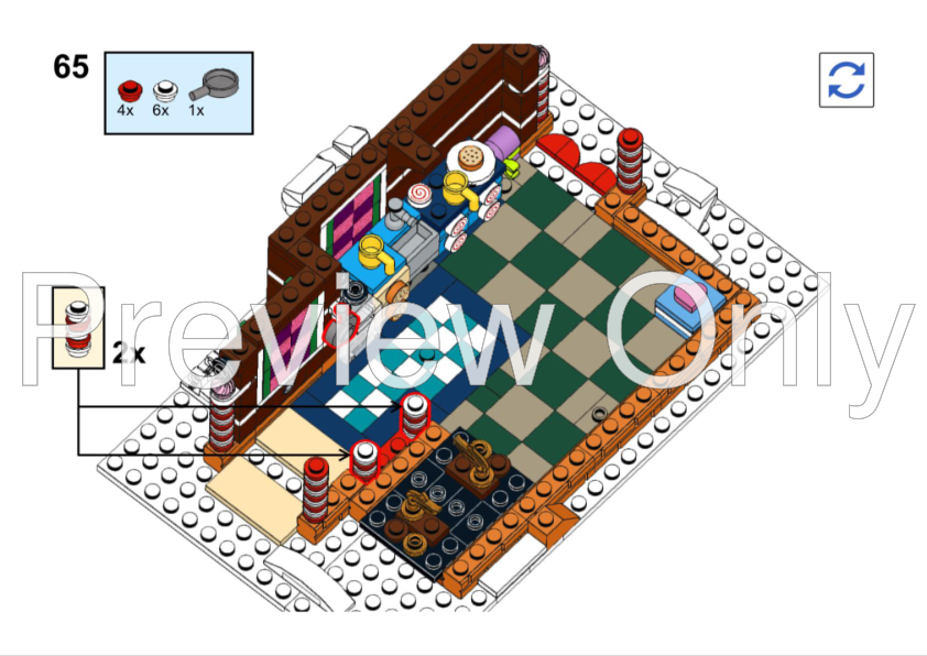 LEGO MOC Modular Gingerbread House - Modification of Set 10267 by Brick ...