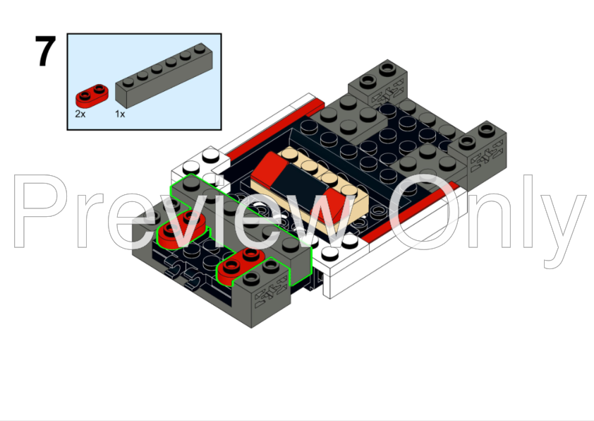 Lego Moc 76908 Porsche 917k 1971 By Kmpmocs Rebrickable Build With Lego