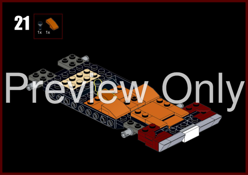 Lego Moc Ford Torino Talladega By Nv Carmocs Rebrickable Build With