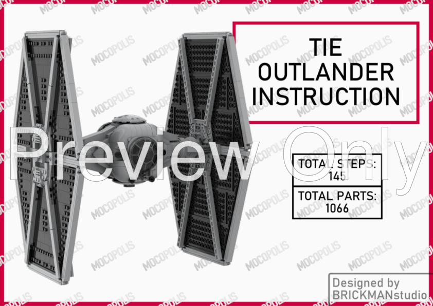 LEGO MOC SW UCS TIE Outlander by MOCOPOLIS | Rebrickable - Build with LEGO
