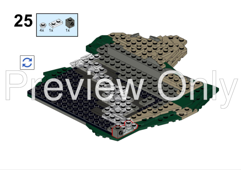 Lego Moc Lotr River Rock Landscape By Matyy Rebrickable Build With Lego