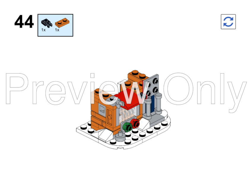 LEGO MOC Mini 10308 Holiday Main Street by christromans | Rebrickable ...