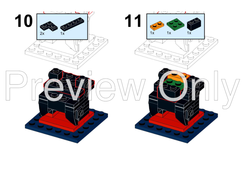 LEGO MOC Tomura Shigaraki - My Hero Academia BrickHeadz by NinjaChips20 ...