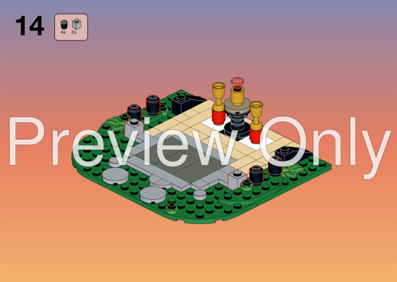 Lego Moc Samurai Stronghold Remastered By Bricktype Rebrickable