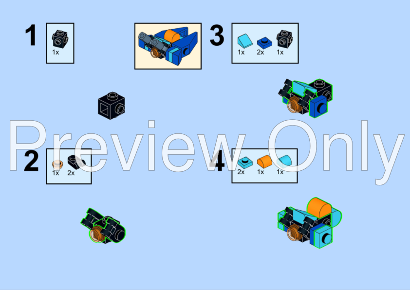 LEGO MOC Life Force (Gradius) Tetran and Vic Viper Twins Boss Battle by ...