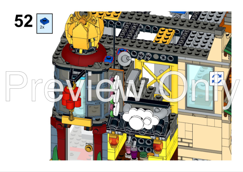 LEGO MOC 80036 City of Lanterns Corner Alternate Build by re-bricked ...